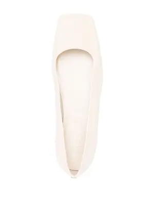 AeydĒ Matti Leather Ballerinas - Neutrals