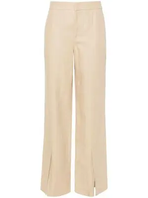 TWINSET Slit-hem Straight-leg Trousers