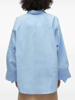 3.1 Phillip Lim Draped-cuff Poplin Shirt