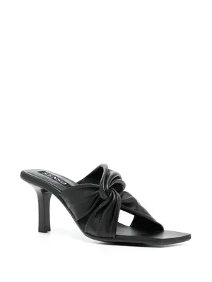Senso Mila 80mm Leather Mules - Black