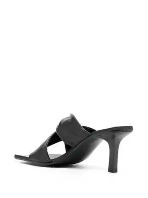 Senso Mila 80mm Leather Mules - Black