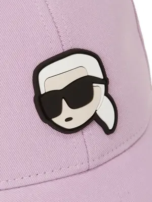 Karl Lagerfeld Ikon Baseball Cap - Pink