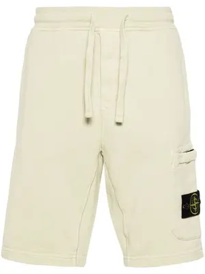 Stone Island Compass-appliqué Cargo Shorts