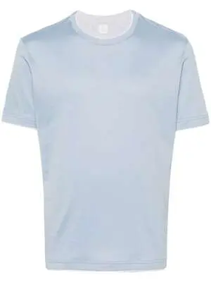 Eleventy Layered Cotton T-shirt - Blue
