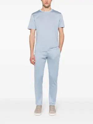 Eleventy Layered Cotton T-shirt - Blue