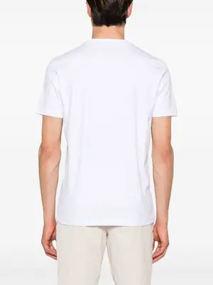 BOSS Logo-print Cotton T-shirt - White