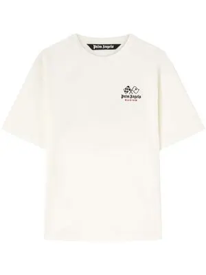 Palm Angels Racing Graphic-print Cotton T-shirt