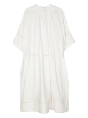 YVES SALOMON Poplin Midi Dress
