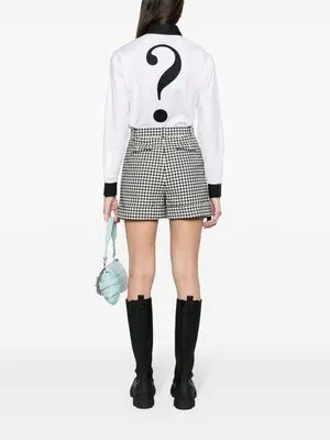 Moschino Question Mark-print Cotton Shirt