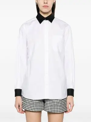 Moschino Question Mark-print Cotton Shirt