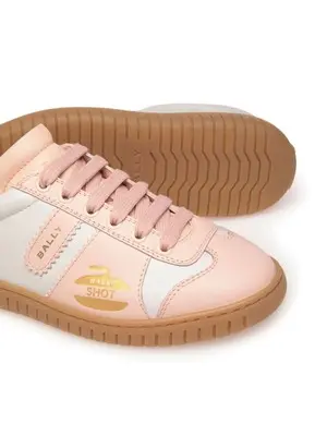 Bally Motif Leather Trainers