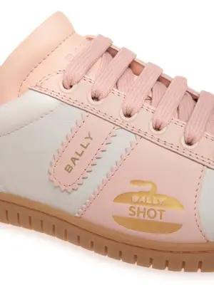 Bally Motif Leather Trainers