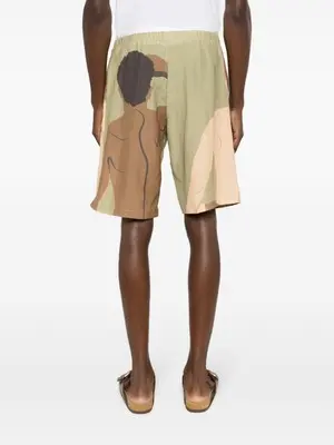 AMIR SLAMA Graphic-print Deck Shorts