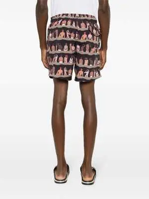 AMIR SLAMA Graphic-print Short