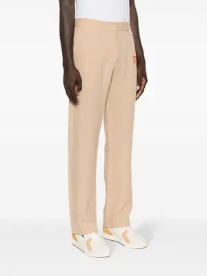 Off-White Appliqué-logo Tapered Trousers
