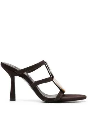 Senso Kaye 95mm Suede Sandals - Brown
