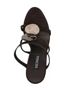 Senso Kaye 95mm Suede Sandals - Brown
