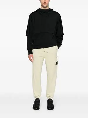 Stone Island Compass-badge Cotton Track Trousers - Green