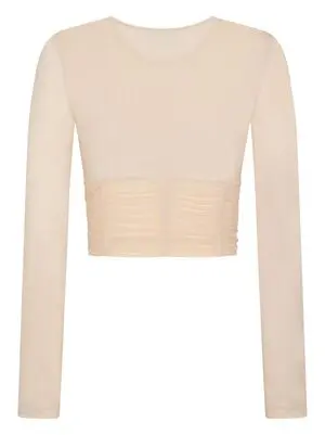 Dsquared2 Seashell-detail Cropped Top