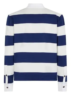 Dsquared2 Logo-embroidered Striped Polo Shirt