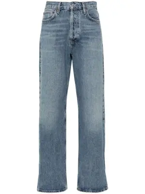 AGOLDE Fran Mid-rise Straight-leg Jeans