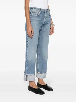 AGOLDE Fran Mid-rise Straight-leg Jeans