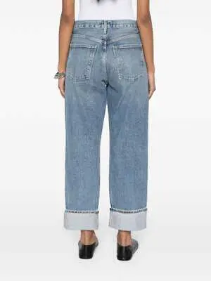 AGOLDE Fran Mid-rise Straight-leg Jeans