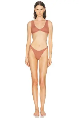 Bond Eye Ring Scene Bikini Brief - Fawn Shimmer