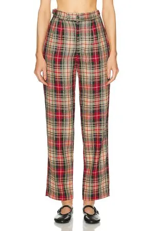 BODE Truro Plaid Trouser