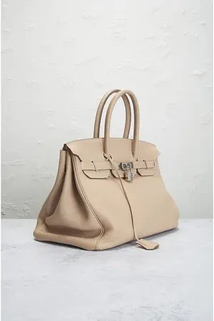 Hermès Togo Handbag - Dove