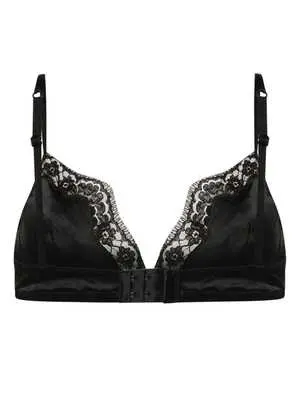 Dolce & Gabbana Lace-panel Bralette - Black