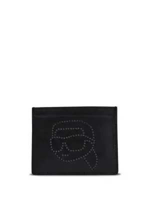 Karl Lagerfeld Ikon Perforated Card Holder