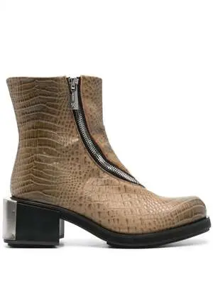 GMBH Ergonomic Riding Ankle Boots - Brown