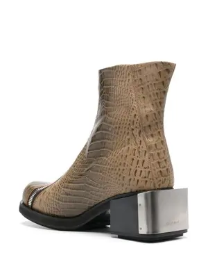 GMBH Ergonomic Riding Ankle Boots - Brown
