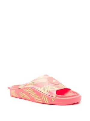 Adidas By Stella McCartney Striped Pool Slides - Pink