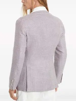 Brunello Cucinelli Puppytooth Single-breasted Blazer