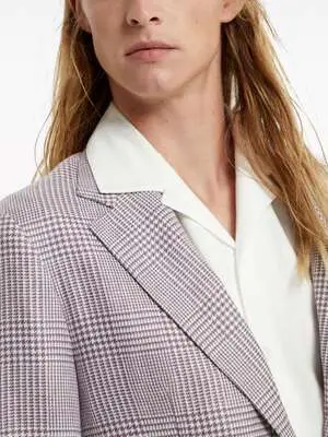 Brunello Cucinelli Puppytooth Single-breasted Blazer
