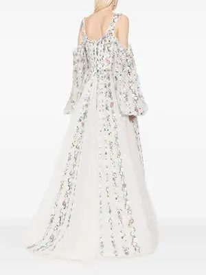 SAIID KOBEISY Sequinned Tulle Gown