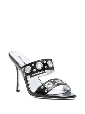 Dsquared2 Gothic 100mm Leather Sandals