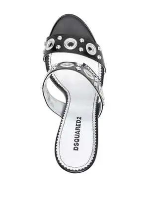 Dsquared2 Gothic 100mm Leather Sandals