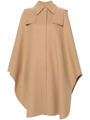 Chloé Wool-cashmere Cape