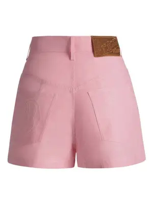 Bally High-waisted Cotton Shorts