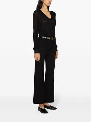 JOSEPH V-neck Cashmere Jumper - Black