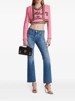 Balmain Mid-rise Flared Jeans - Blue
