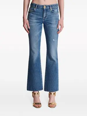 Balmain Mid-rise Flared Jeans - Blue