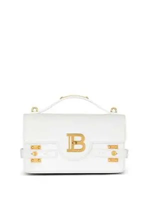 Balmain B-buzz 24 Leather Tote Bag
