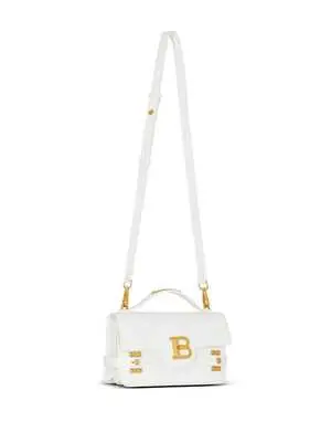 Balmain B-buzz 24 Leather Tote Bag