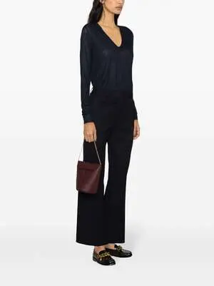 JOSEPH V-neck Cashmere Jumper - Blue