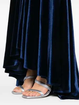 ATU BODY COUTURE High-neck Velvet Gown