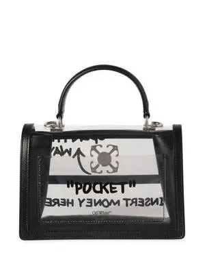 Off-White Jitney 1.4 Transparent-design Tote Bag